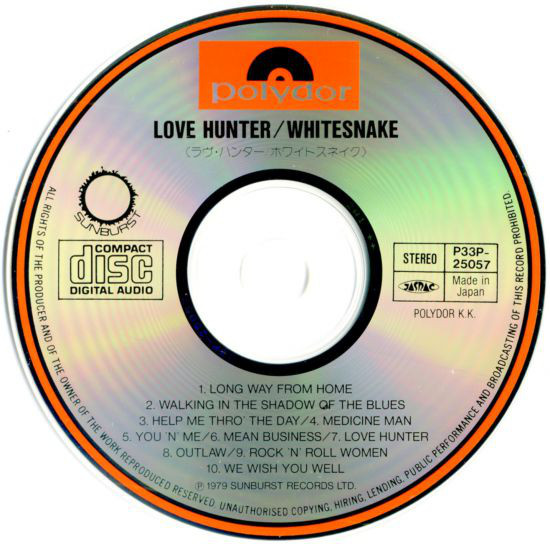 Whitesnake Lovehunter : CD JPN | CD Covers | Cover Century | Over 1.000 ...